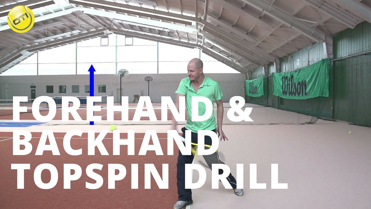 Forehand And Backhand Topspin Drill - YouTube