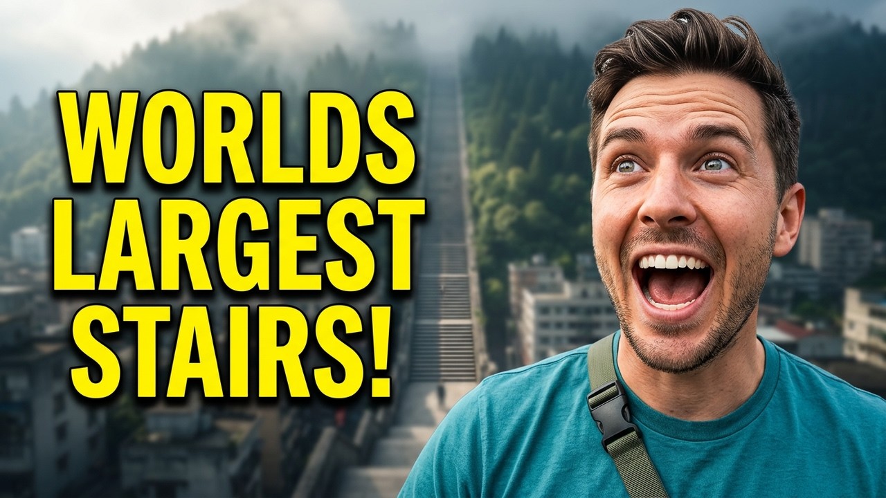 Yunyang China | CLIMB WORLDS LARGEST URBAN STAIRCASE - YouTube