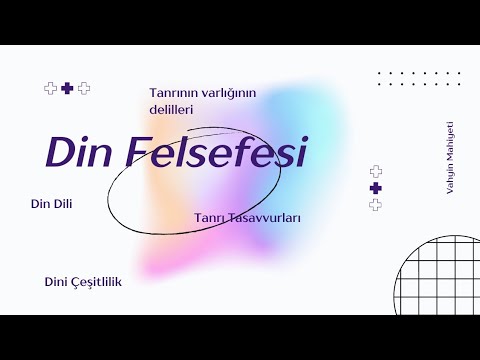 Din Felsefesi-9: Teodise Kavramı ve Teodise Çeşitleri