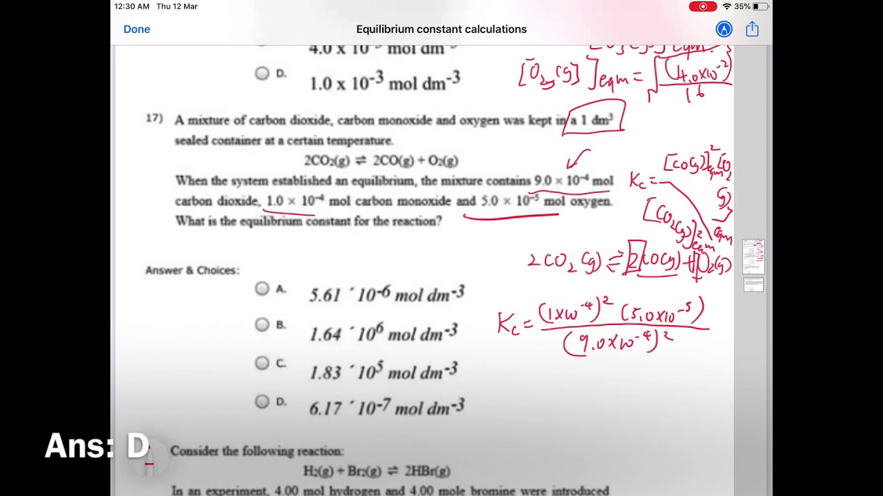 10 more examples of eqm calculations - YouTube