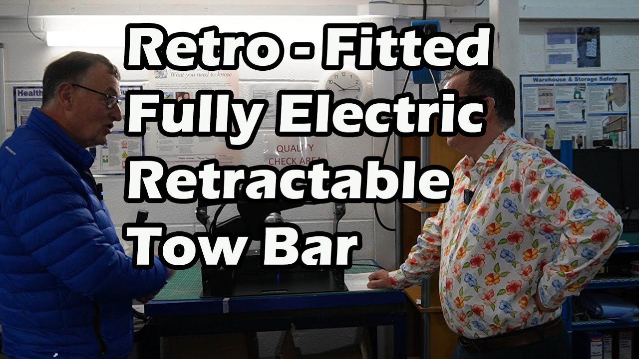 Retrofitted Electric Retractable Tow Bar - YouTube