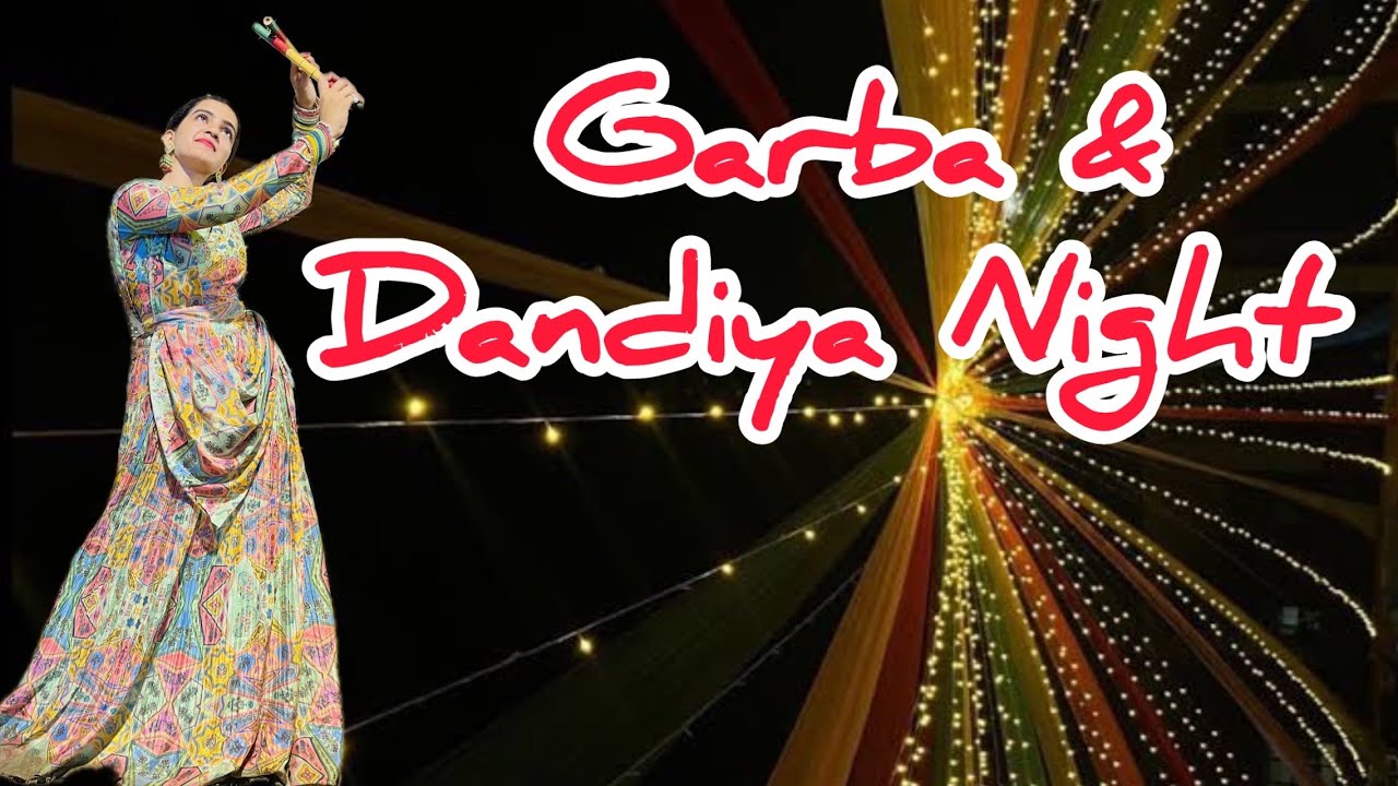 Best experience - Garba & Dandiya Night | 2024😍 | UCCHI | #vlog #dance ...