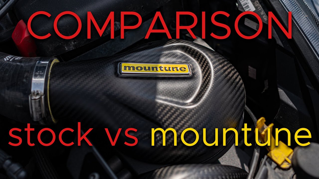 MK8 Fiesta ST Mountune Carbon Induction Kit vs Stock - YouTube