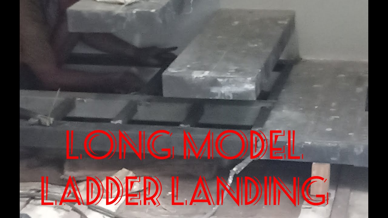 Long model ladder landing - YouTube