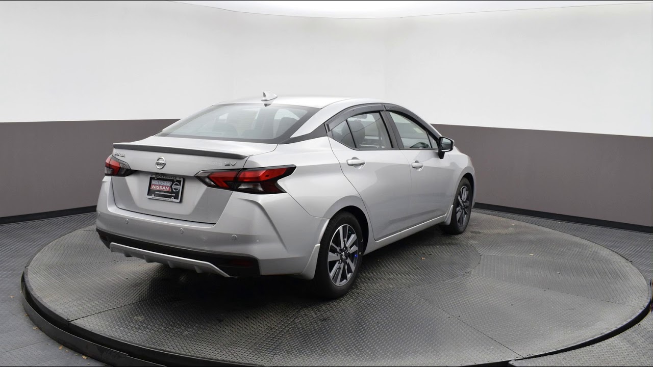 2020 Brilliant Silver Metallic Nissan Versa 4D Sedan #6996 - YouTube