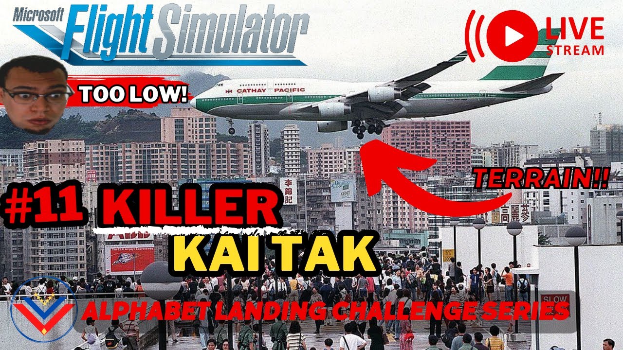 Alphabet Landing Challenge #11: Killer Kai Tak - YouTube