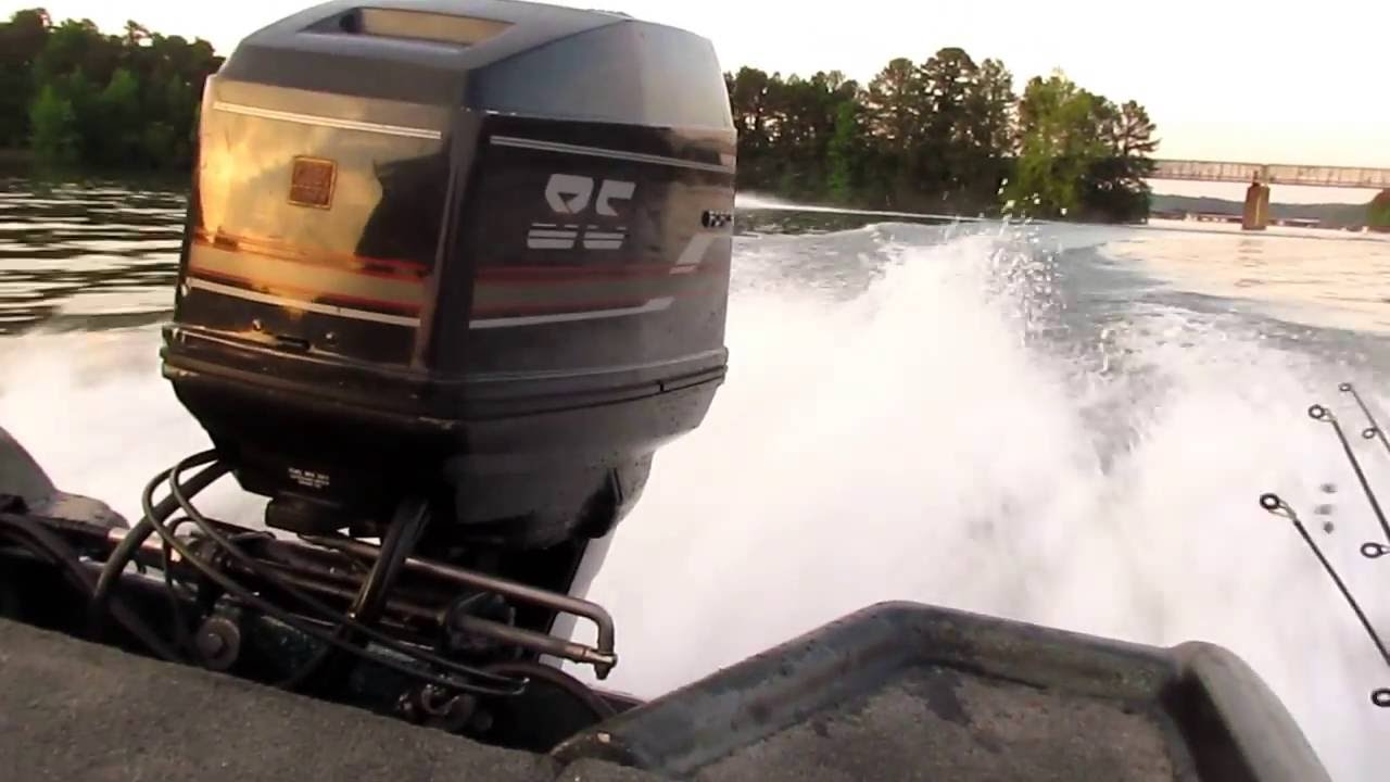 1993 Astro Bass Boat, Force 85 Hp. - YouTube