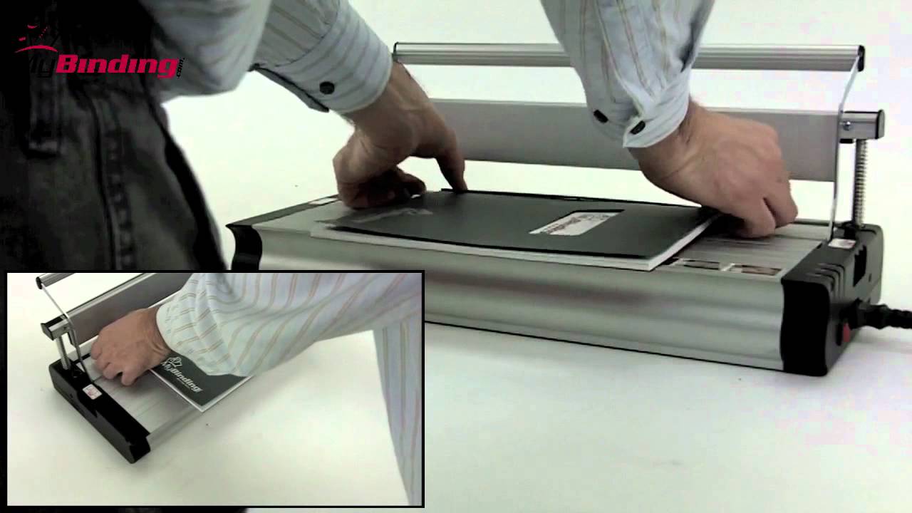 Tamerica Securebind V3000 Velobind Compatible Binding Machine Demo ...