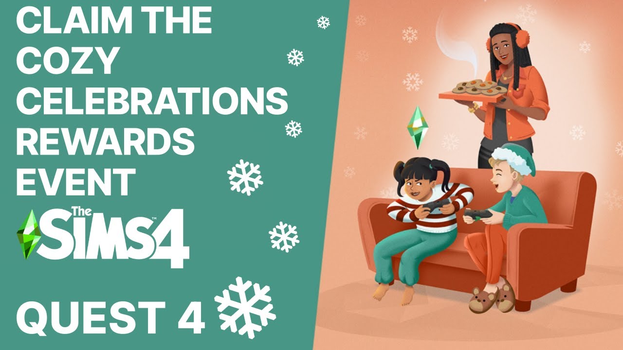 Claim The Sims 4 Cozy Celebrations rewards event | QUEST 4 🐻 - YouTube