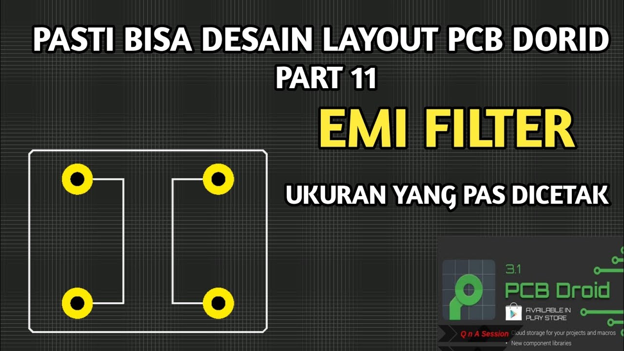 Desain pcb droid part 11 - YouTube
