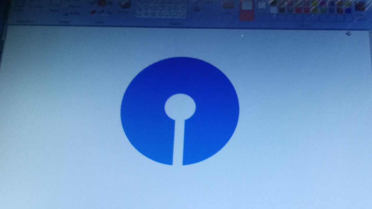SBI logo design ।।How to draw In ms paint 🎨🎨 - YouTube