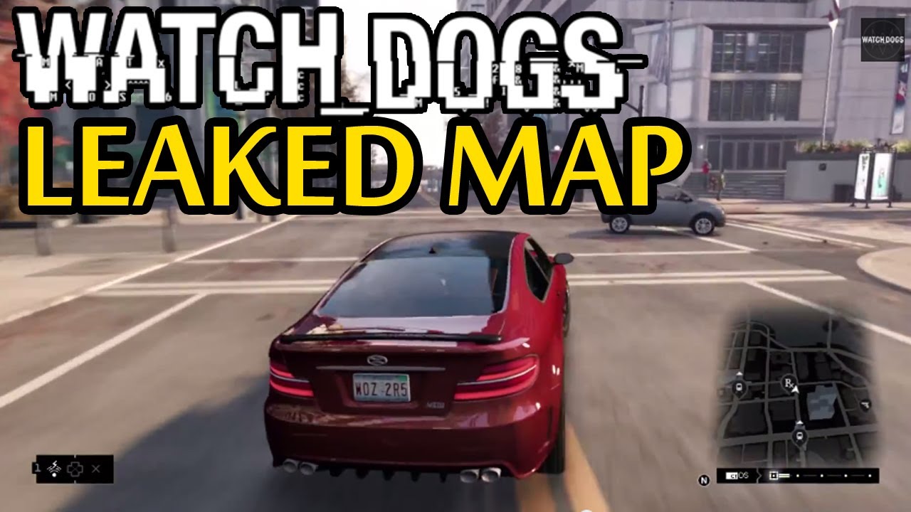 Watch Dogs - LEAKED Map vs GTA V Map - Comparing the Size (GTA V ...