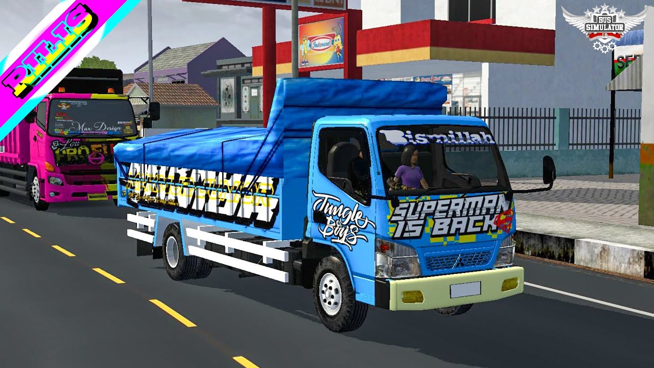 TRUK CENTER LOSBAK KALIMANTAN | MOD BUSSID TERBARU | OBB BUSSID TERBARU ...