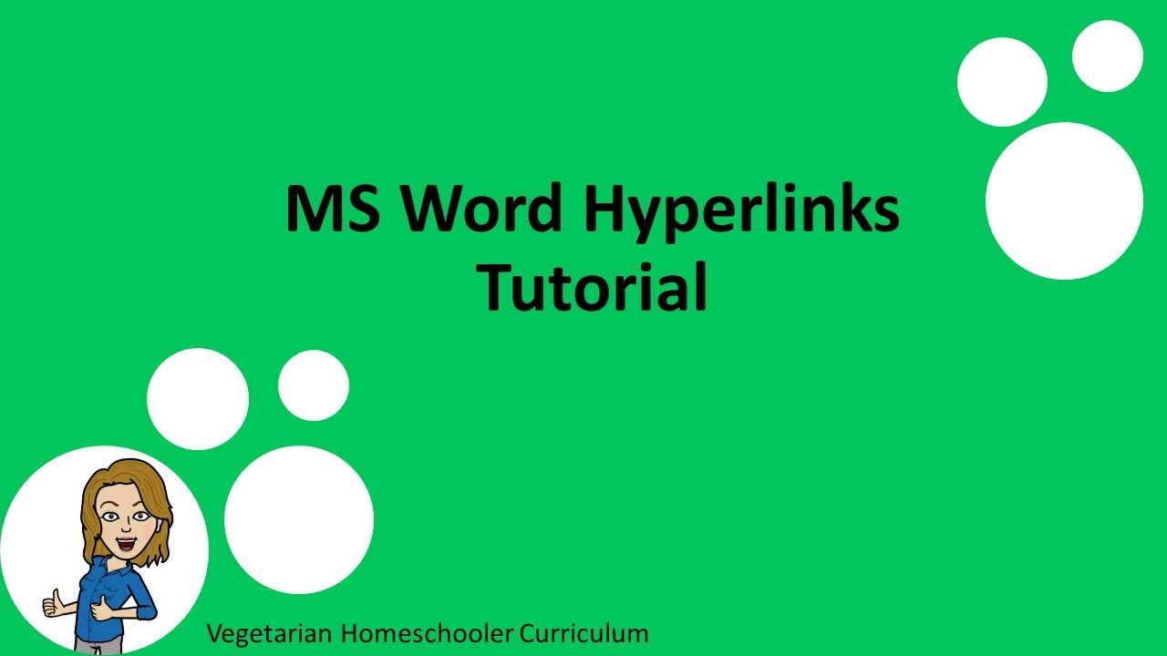 How To Add Hyperlinks In Word YouTube How To Add Hyperlinks In Word YouTube