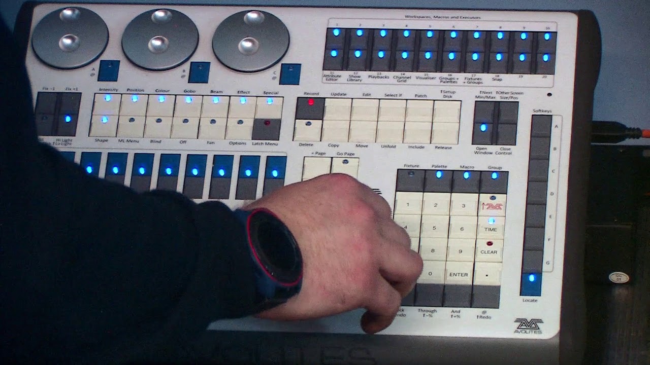 Avolites Training Button Overview Video 1 - YouTube