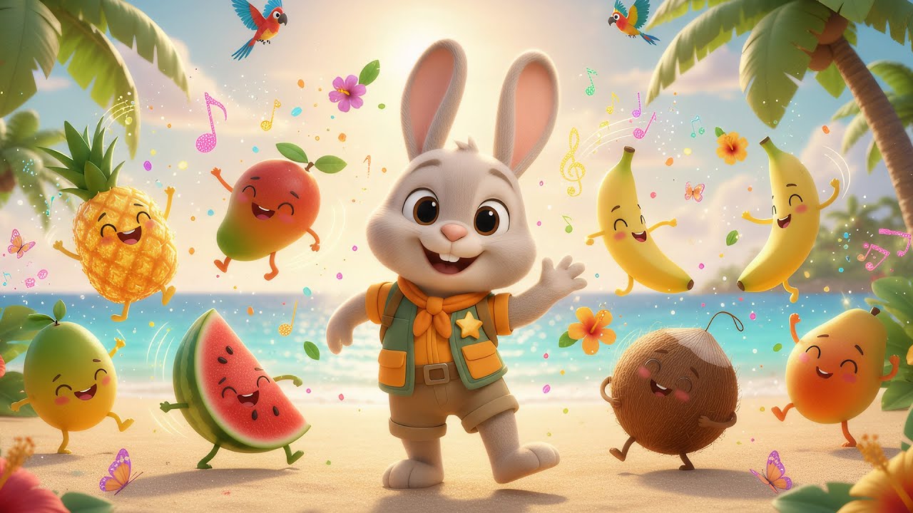 Fruits Tropicaux | Chanson, Émotions & Comptines pour Enfants avec ...