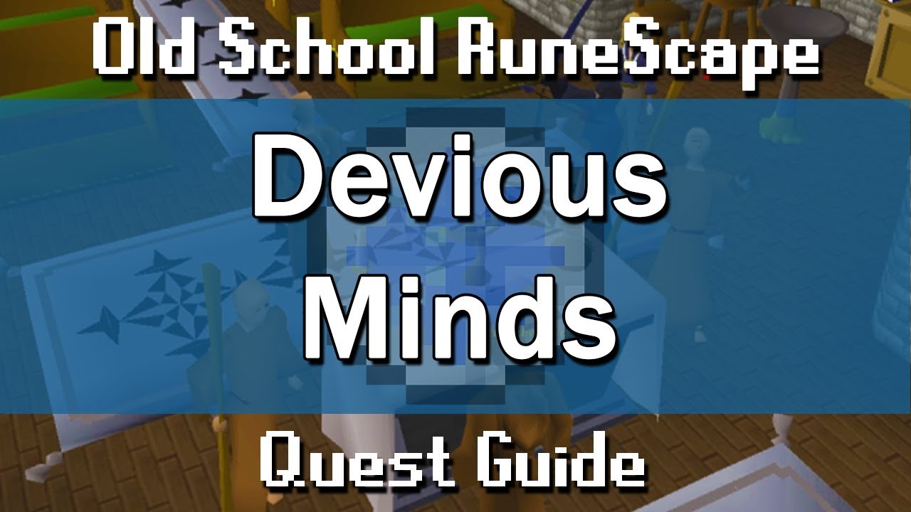 [OSRS] Devious Minds Quest Guide - YouTube