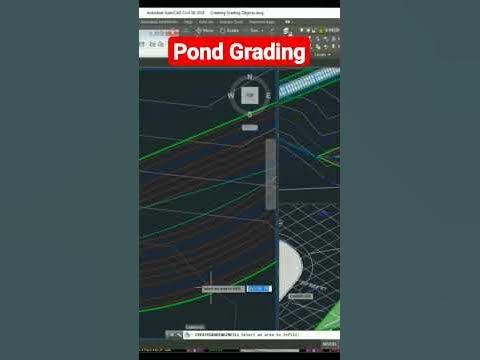 Detention Pond Grading using Grading Creation Tools in Autocad Civil 3d - YouTube