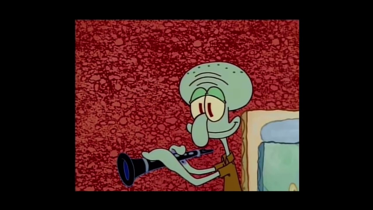 Squidward is my best friend in the world - YouTube