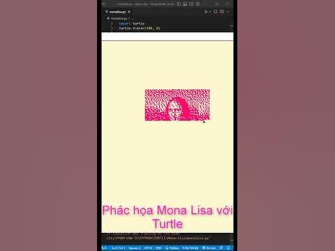 Mona Lisa Python and Turtle - YouTube