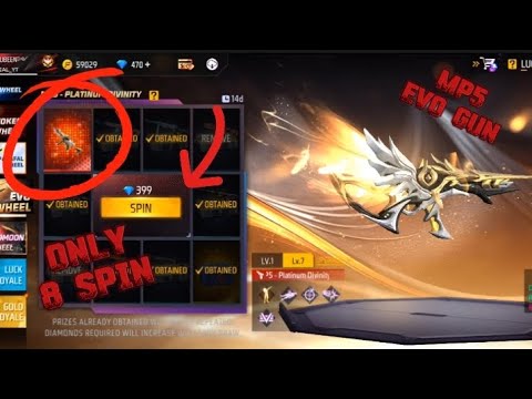 MP5 Evo Gun Back | free fire new event | free fire Evo gun | #freefire ...