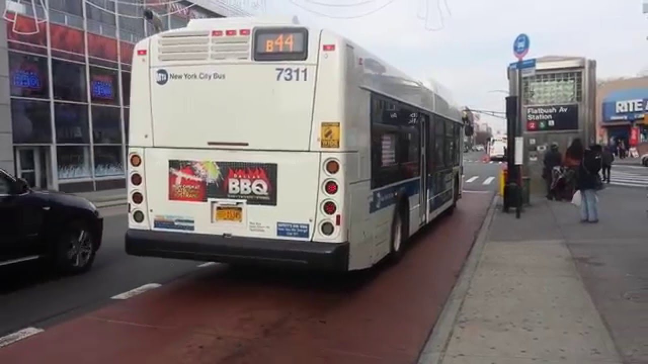 MTA New York City Bus: 2015 New Flyer XD40 Xcelsior [#7311] B44 ...