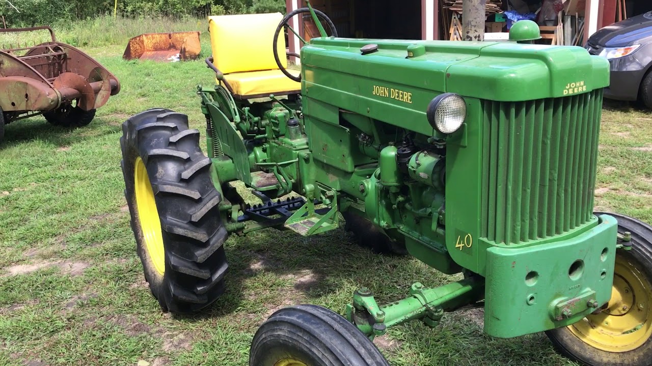 1952 John Deere 40-S - YouTube