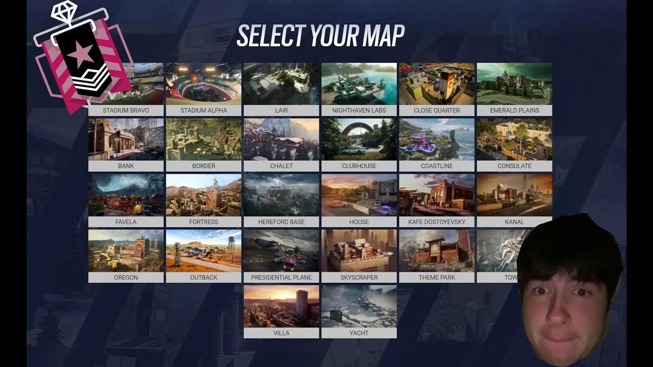 Champ Ranks All Of The Rainbow Six Siege Maps - YouTube