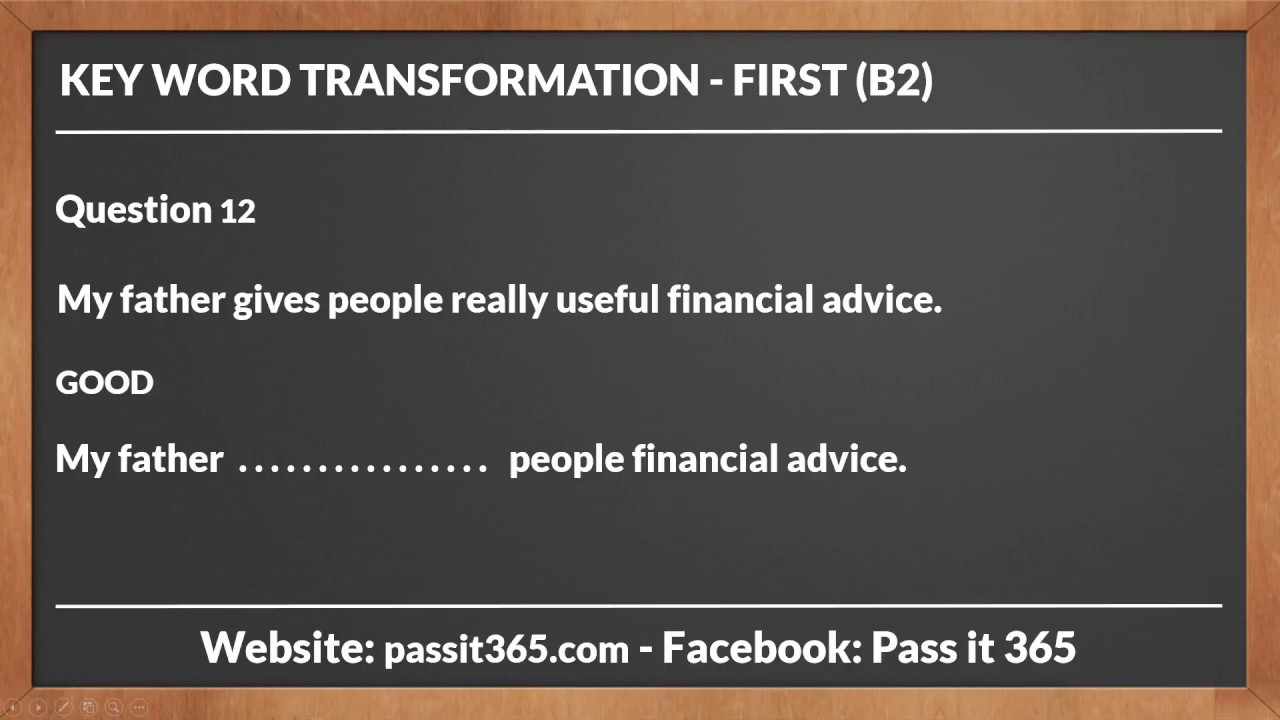 Key Word Transformation FIRST B2 Q12 YouTube key-word-transformation-first-b2-q12-youtube