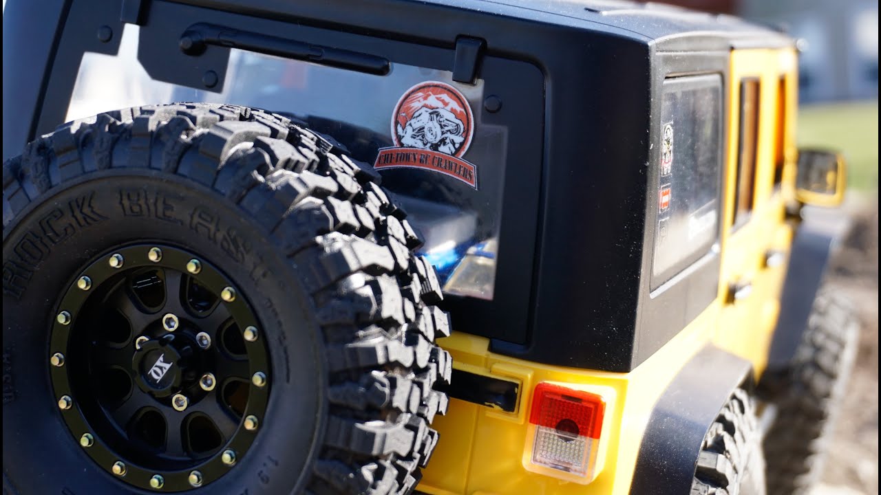 Jeep Rubicon Hard Body on Axial SCX10 II | SFRC Adventures - YouTube