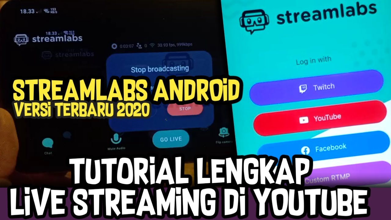 CARA LIVE STREAMING GAME DI YOUTUBE MENGGUNAKAN STREAMLABS ANDROID ...