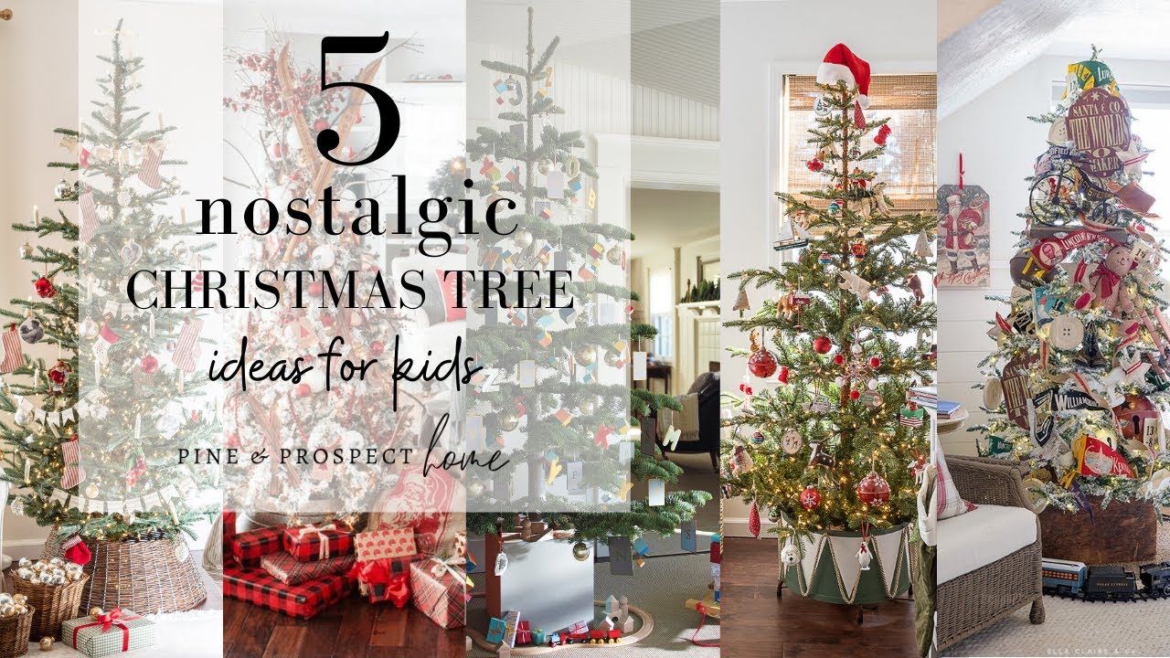 5 Nostalgic Christmas Tree Ideas PLUS a Giveaway! - YouTube