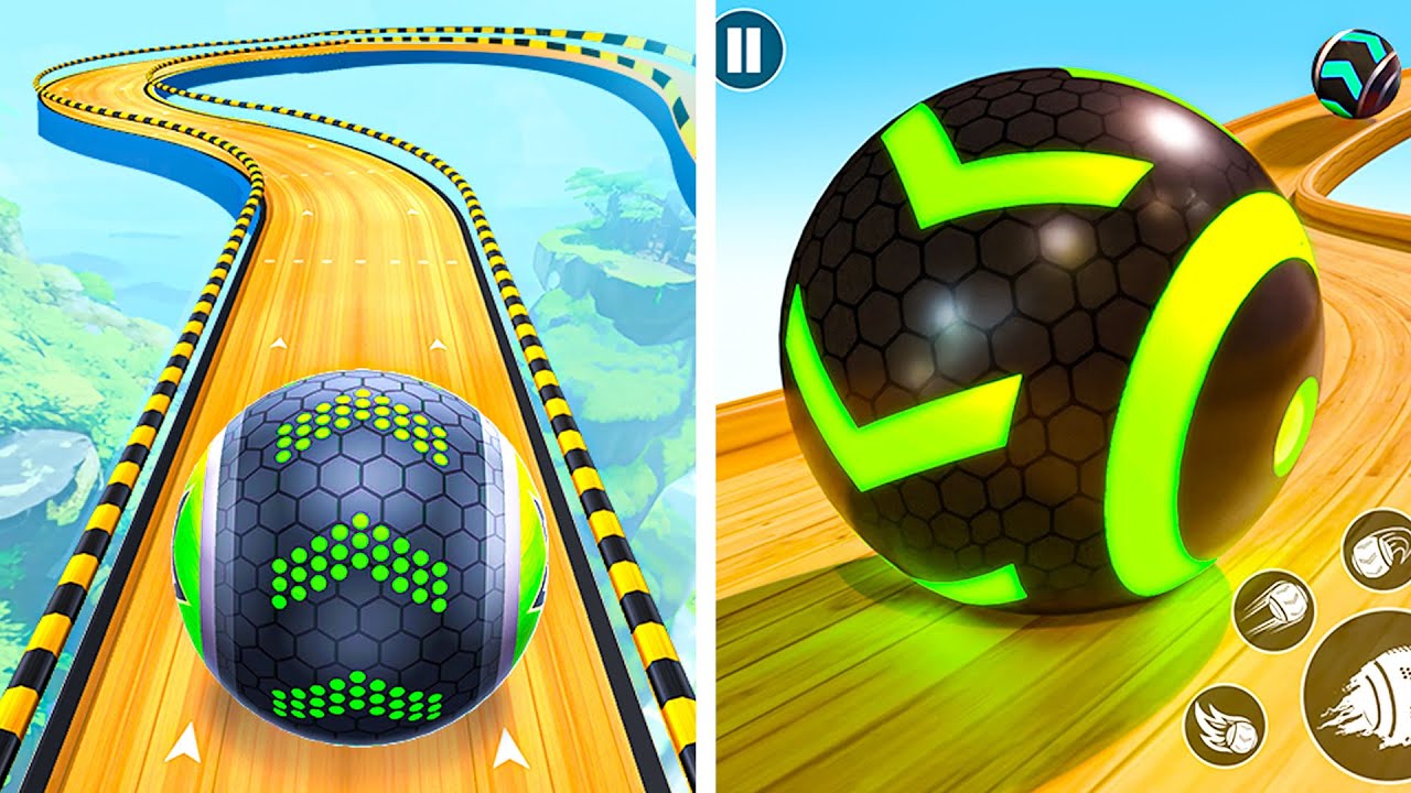 Going Balls vs Ball Race 3D🧡💛💚Walkthrough Max Gameplay QE2455 - YouTube