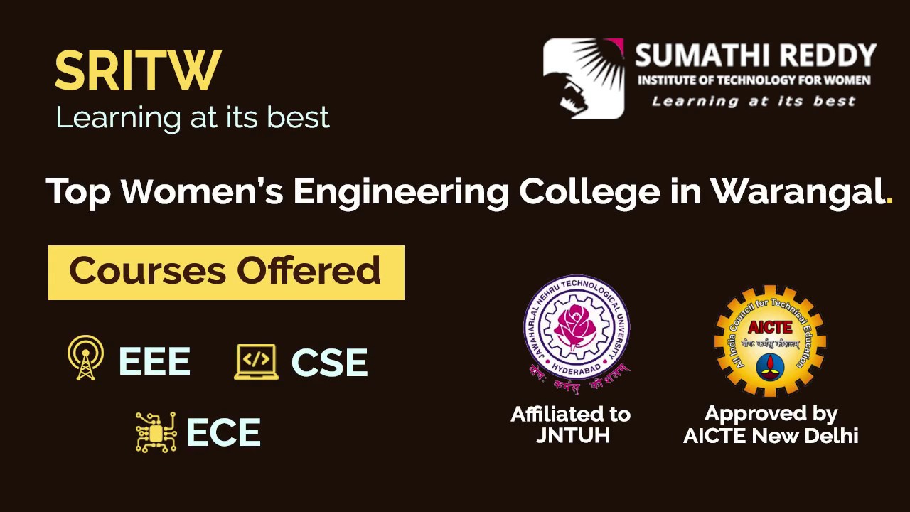 SUMATHI REDDY INSTITUTE OF TECHNOLOGY FOR WOMEN - YouTube