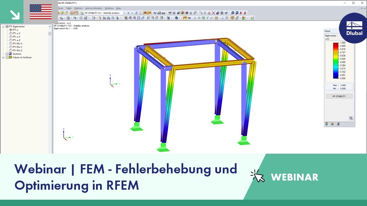 [EN] Webinar | FEM - Fehlerbehebung und Optimierung in RFEM - YouTube