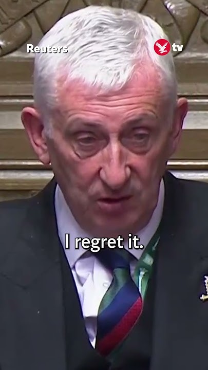 Lindsay Hoyle Apologises To Mps Shorts Youtube