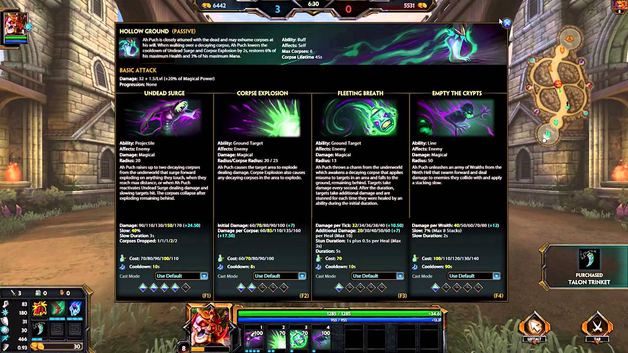 Smite Ah Puch Overview Ah Puch Raises The Dead! - YouTube