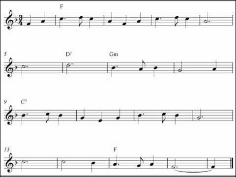 Soprano recorder sheet music video - Blow The Man Down - YouTube