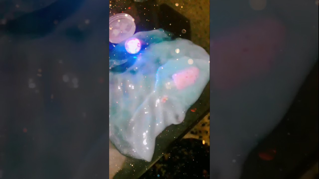 Beautiful blue slime tiktok video - YouTube