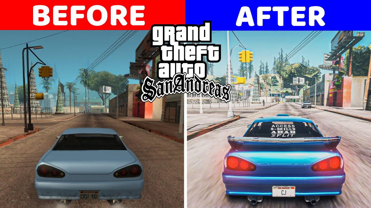 GTA San Andreas With Best Ultra Realistic Graphics Mod (Installation ...