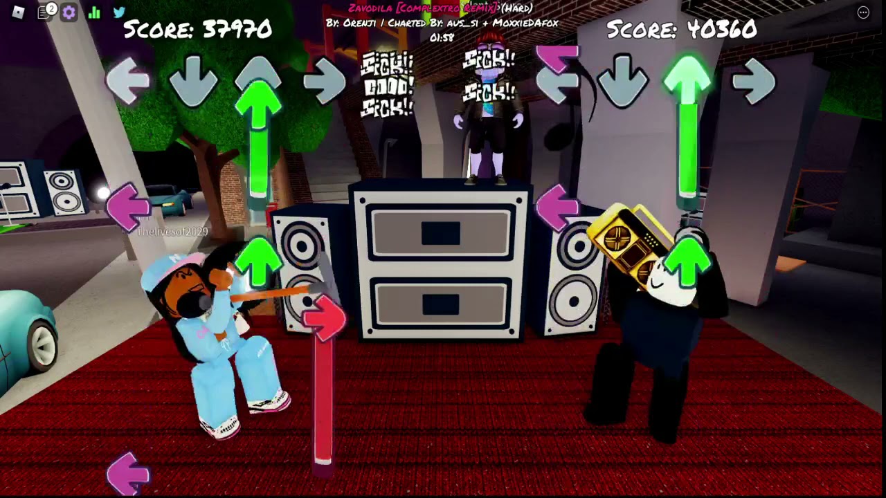 ruv remix song in fnf roblox - YouTube