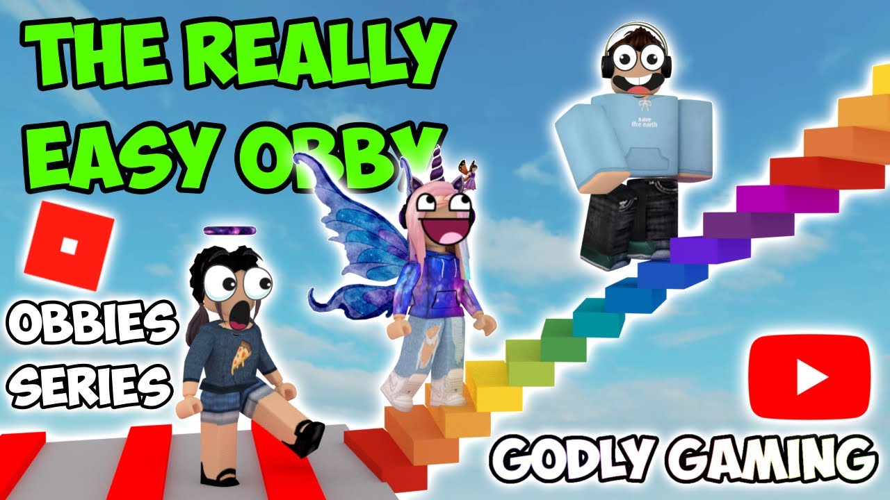 Playing The Really Easy Obby on ROBLOX! - YouTube