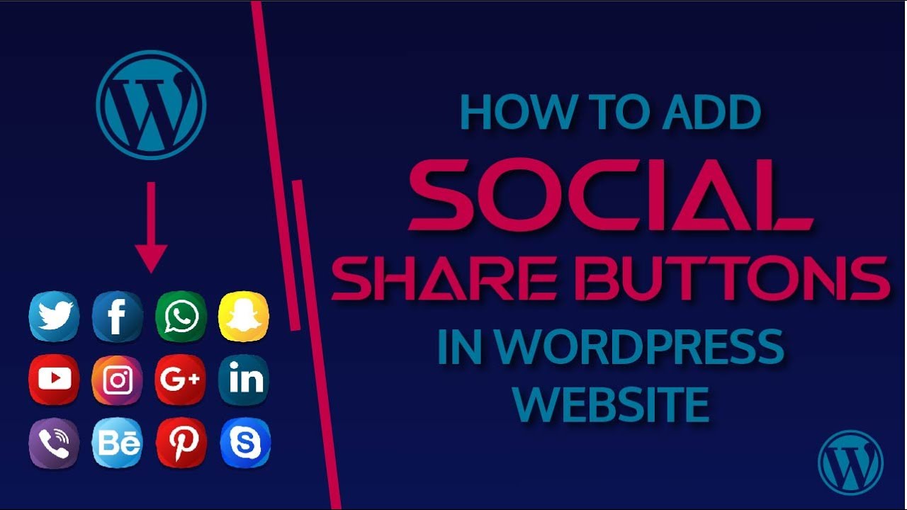 How To Add Social Share Buttons In Wordpress Blog Virtual Crafts How To Add Social Share Buttons In Wordpress Blog Virtual Crafts