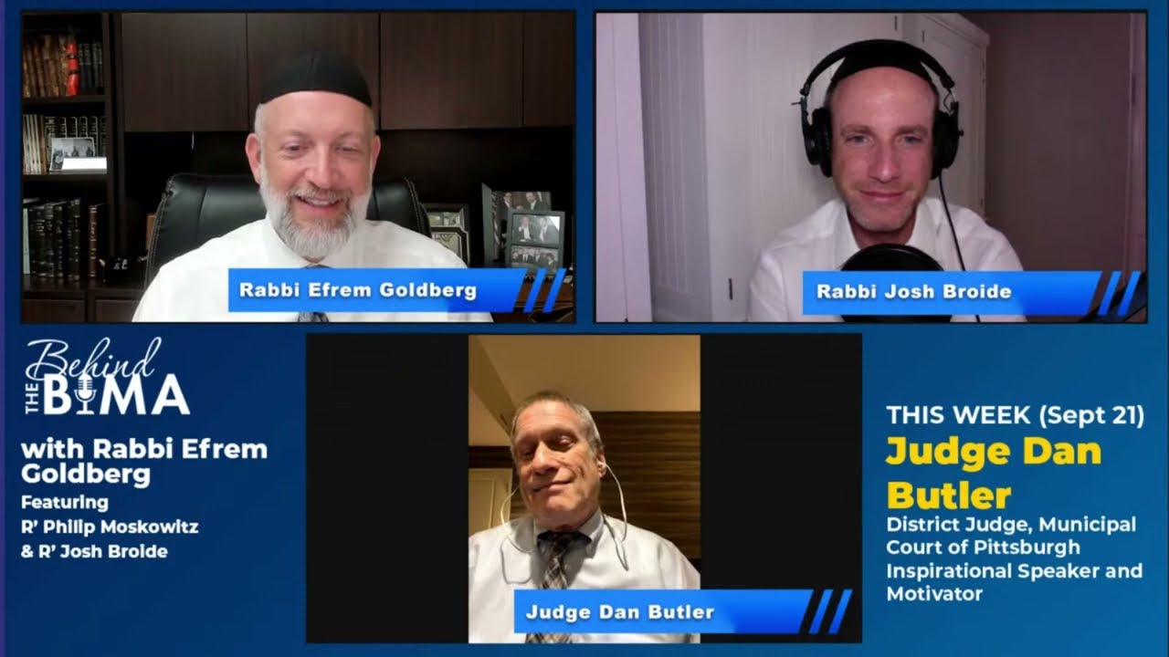 #102: Behind the Bima - Judge Dan Butler - YouTube