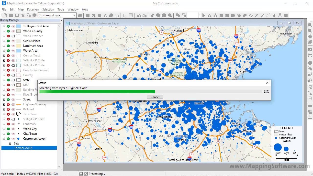 Maptitude 2020 Excel Mapping Software Youtube