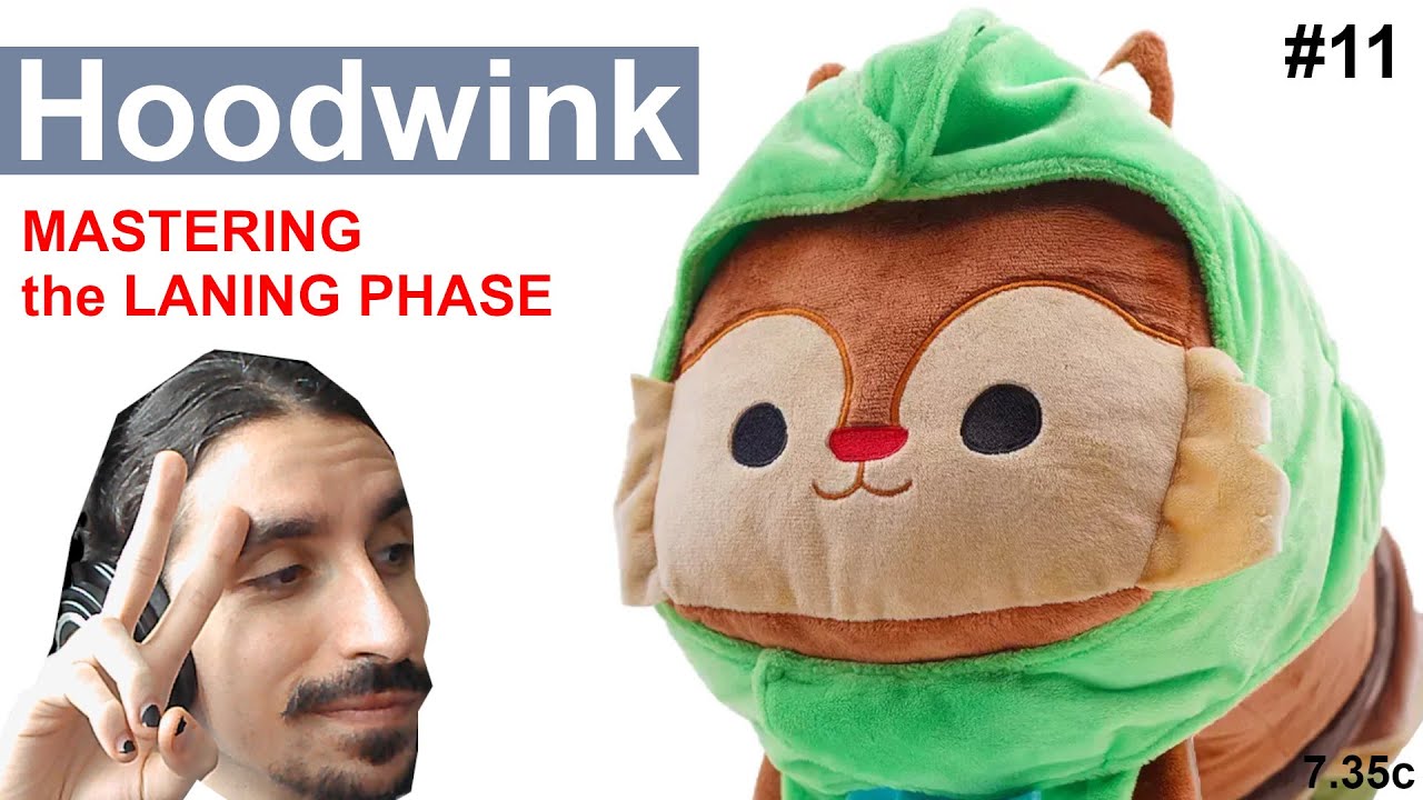 MASTERING the LANING PHASE - Hoodwink Support 4 | 7.35c #dota2 # ...
