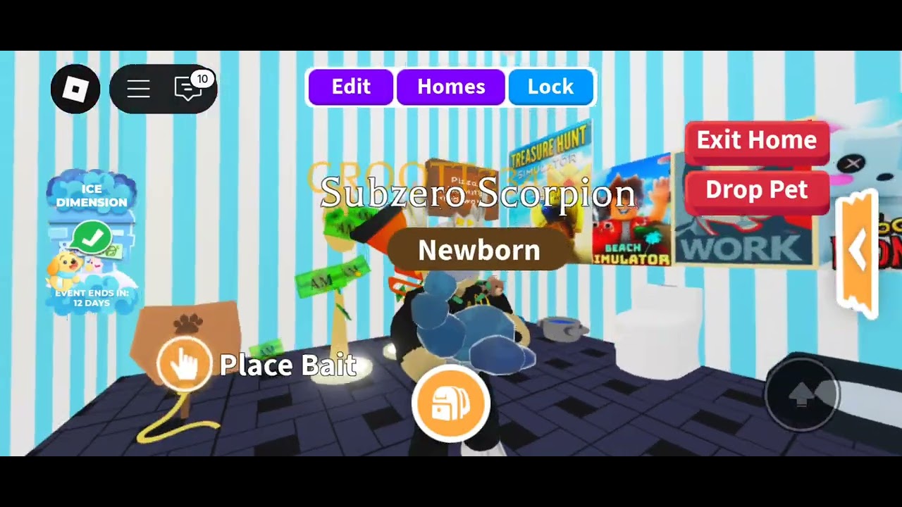 Getting the rare subzero scorpion on adopt me 2nd try - YouTube