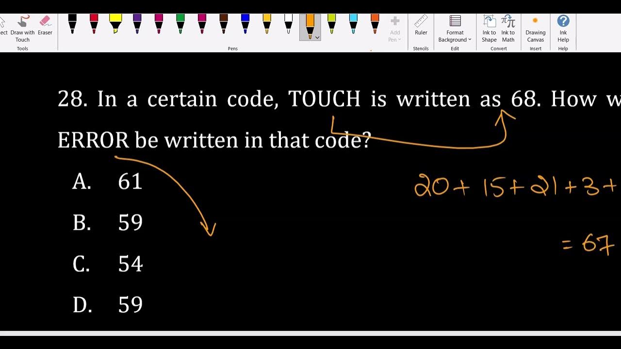 Coding Decoding - Number Coding - Difficult Question - YouTube