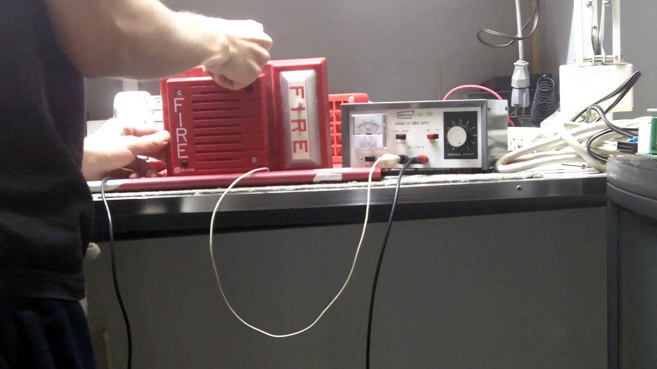Ah the Simplex Fire Alarms Return...Classic - YouTube