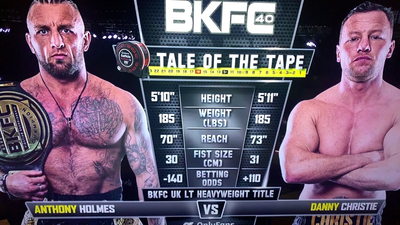 Danny Christie VS Anthony Holmes BKFC: KO WIN 🏆 - YouTube